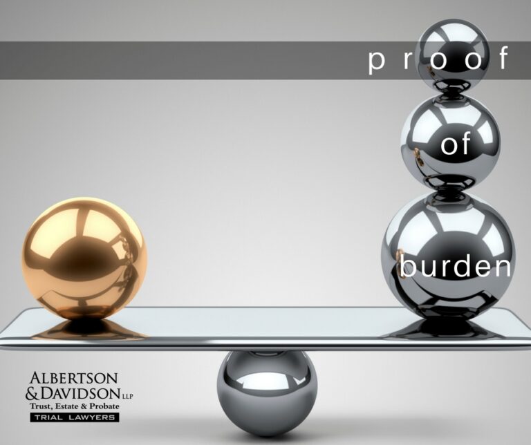 Two Different Types of Burdens of Proof in a Civil Lawsuit