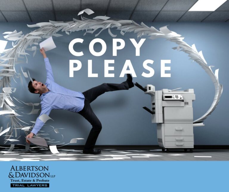 How To Get A Copy of Your Mom or Dad's CA Trust | Albertson & Davidson