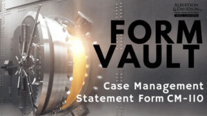 California Case Management Statement Form CM-110 | Video Transcript