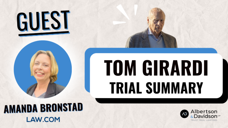 Tom Girardi Trial Recap with Amanda Bronstad from Law.com